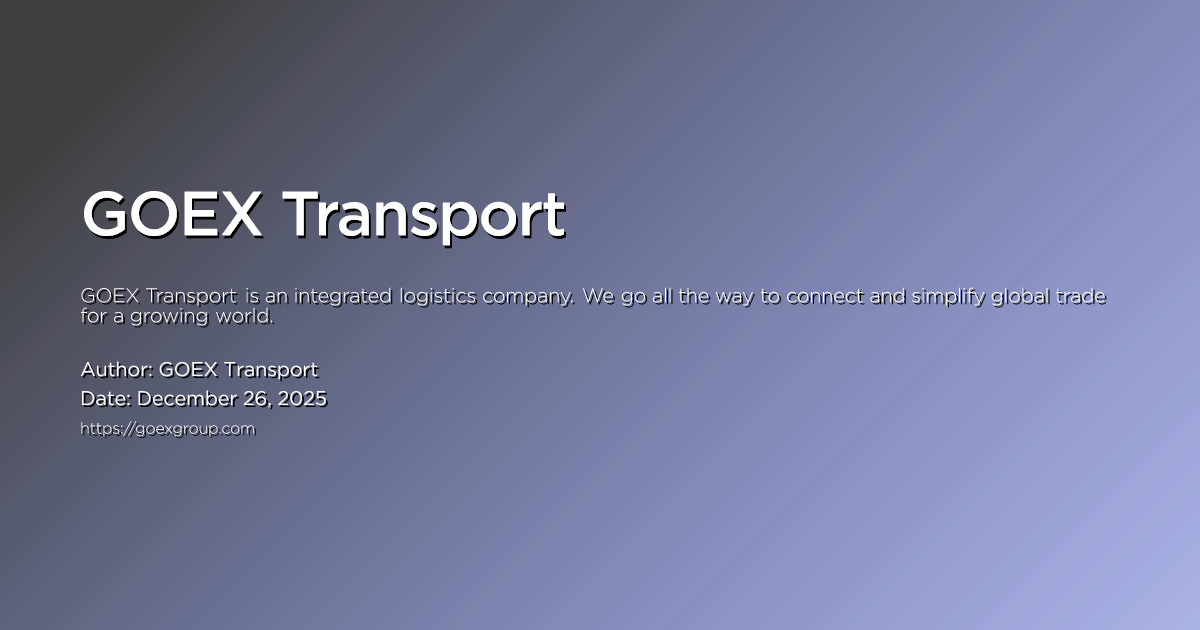 GOEX Transport